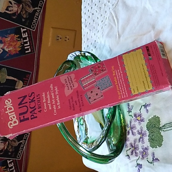 Barbie | Design | Vintage Barbie Peel Stick Book Covers 4 Rolls 999 ...